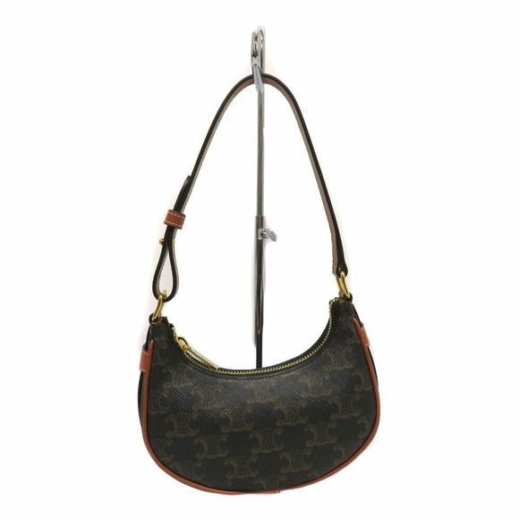 Celine | Bags | Celine Mini Ava Triomphe Handbag Brown Tan | Poshmark